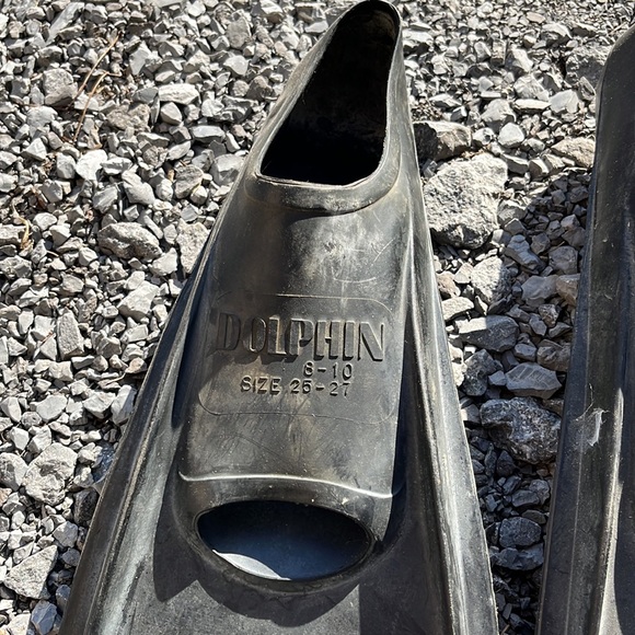 Swim | Dolphin Size 81 2527 Swim Fins Flippers Rubber Japan | Poshmark